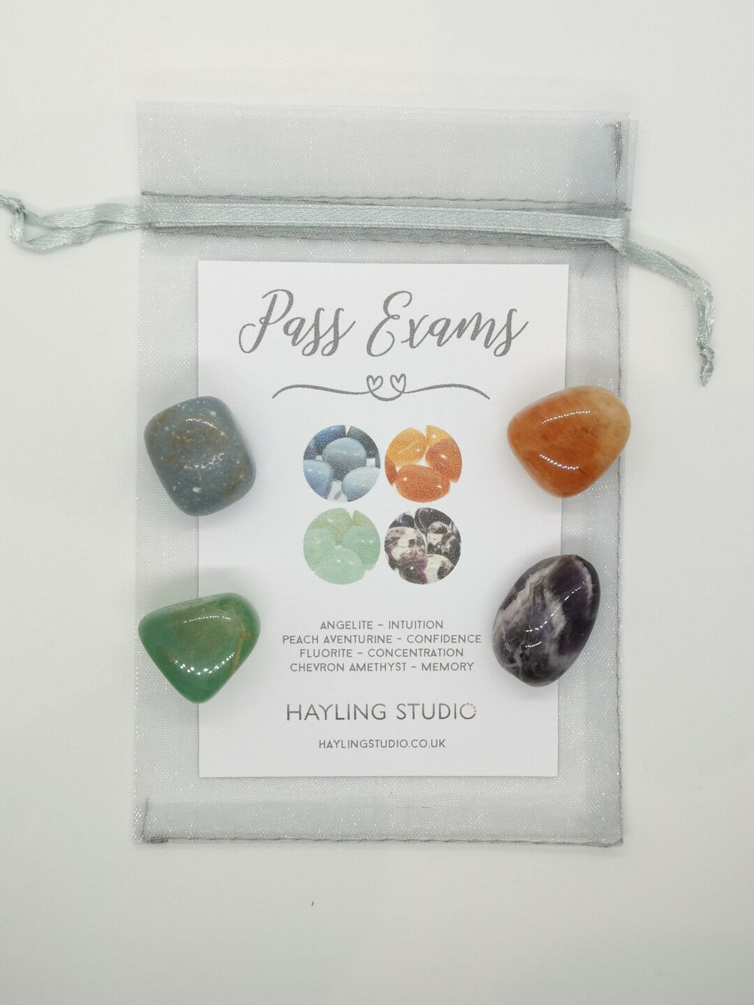 Pass Exams Gemstone Kit - Crystals to Pass Exams - Crystal Set - Pass ...