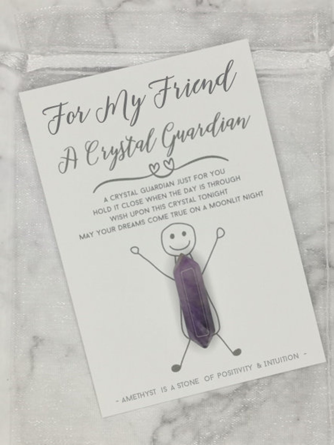 Sweet Friend Gift - Crystal Guardian - Protection and Love Beautiful ...