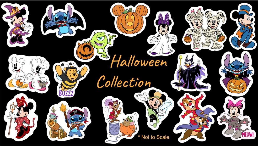 Seasonal Magical Disney Sticker Collections/ Disney Sticker Bundles ...