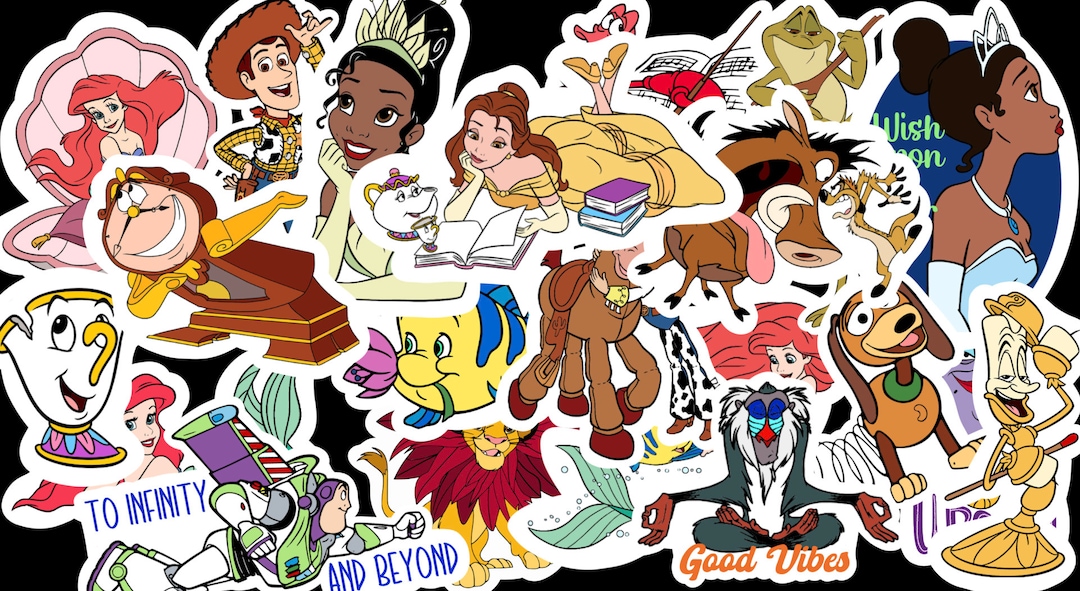 Magical Disney Sticker Collections/ Disney Sticker Bundles/ Disney ...