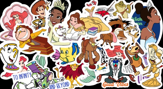 Magical Disney Sticker Collections/ Disney Sticker Bundles/ - Etsy