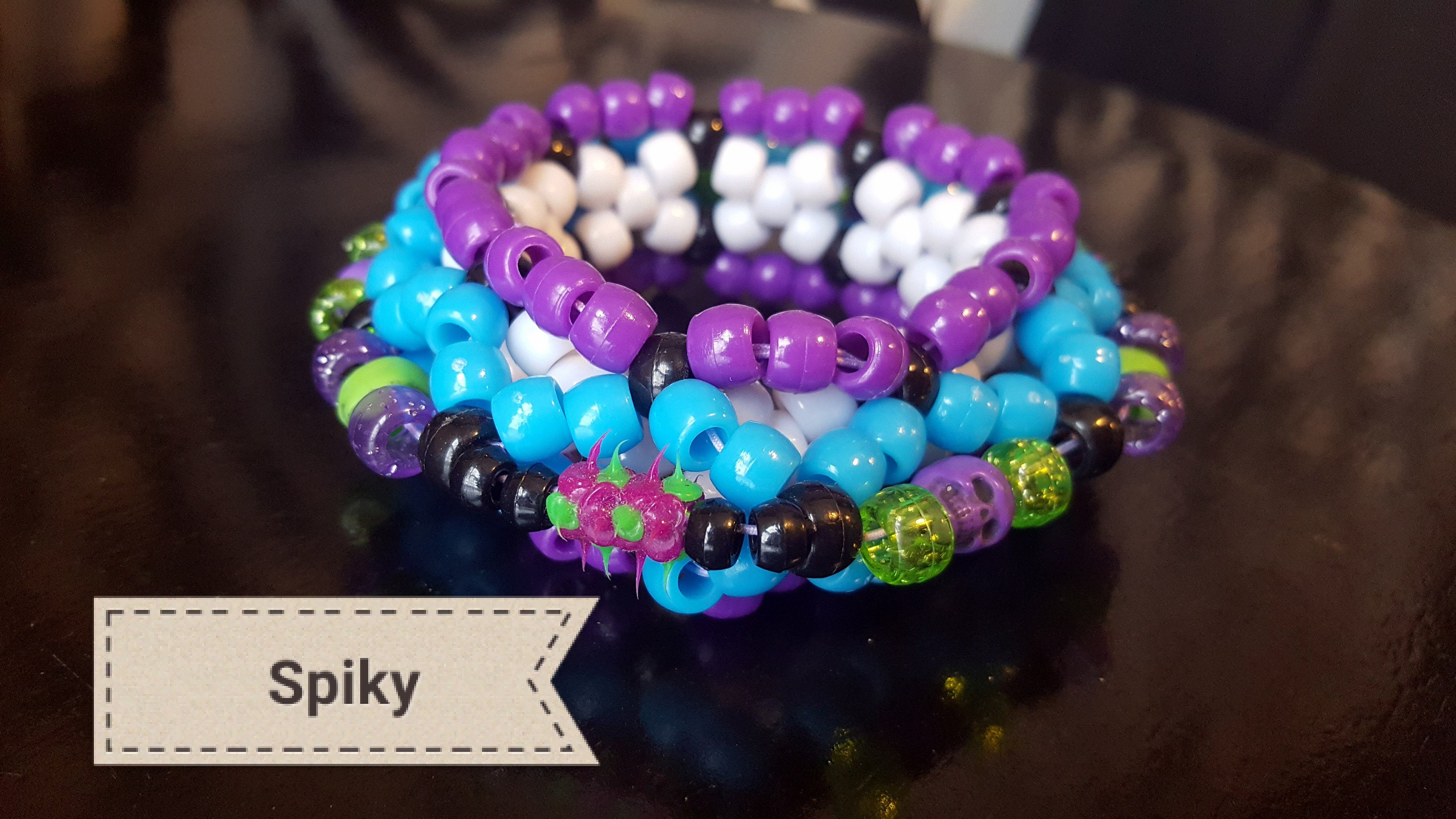 Skull kandi cuffs Rave bracelet EDM fashion Halloween | Etsy