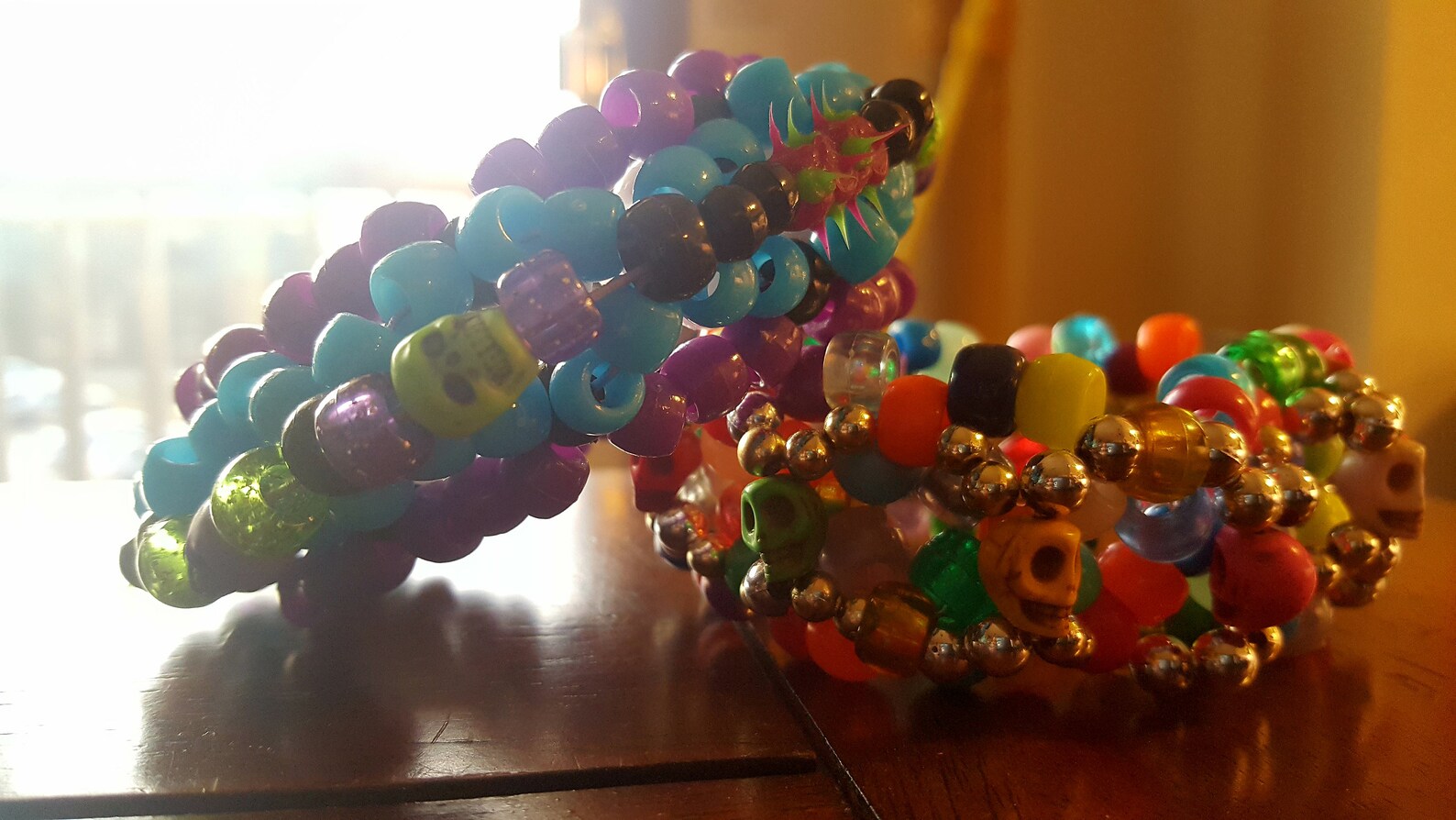 Skull Kandi Cuffs Rave Bracelet EDM Fashion Halloween - Etsy