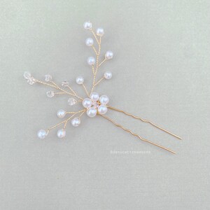 Elegant Pearl Hair Pin | Pearl Bridal Hair Pin | Wedding Hair Accessory ...