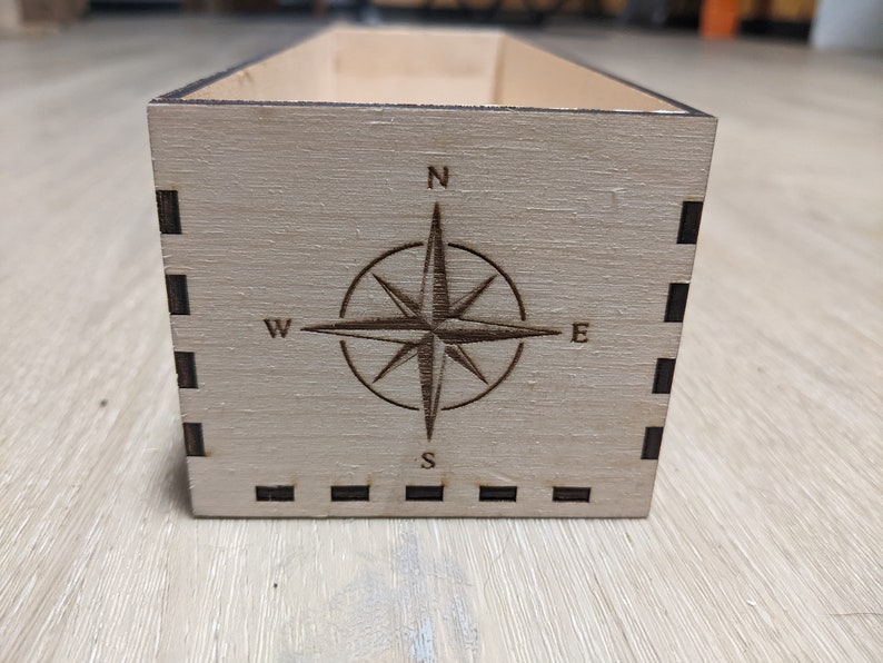 National & State Park Map Storage Box Laser Engraved Wood - Etsy