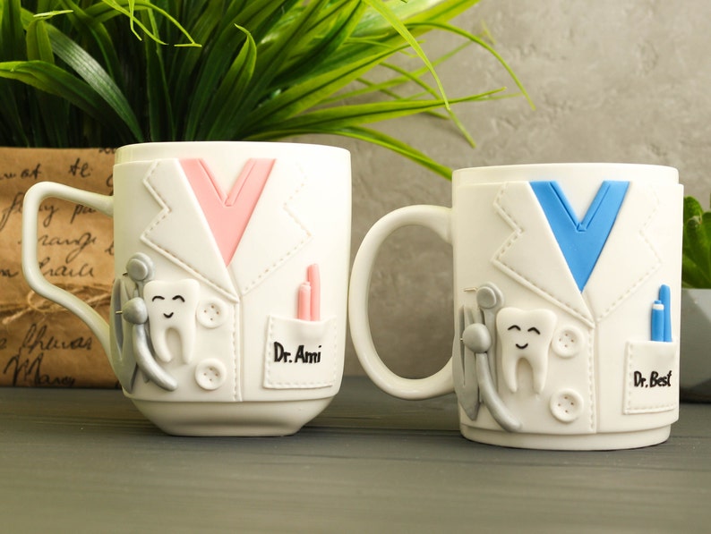 Personalized Dentist Cup: Custom Dental Mug With Tooth Design - Etsy