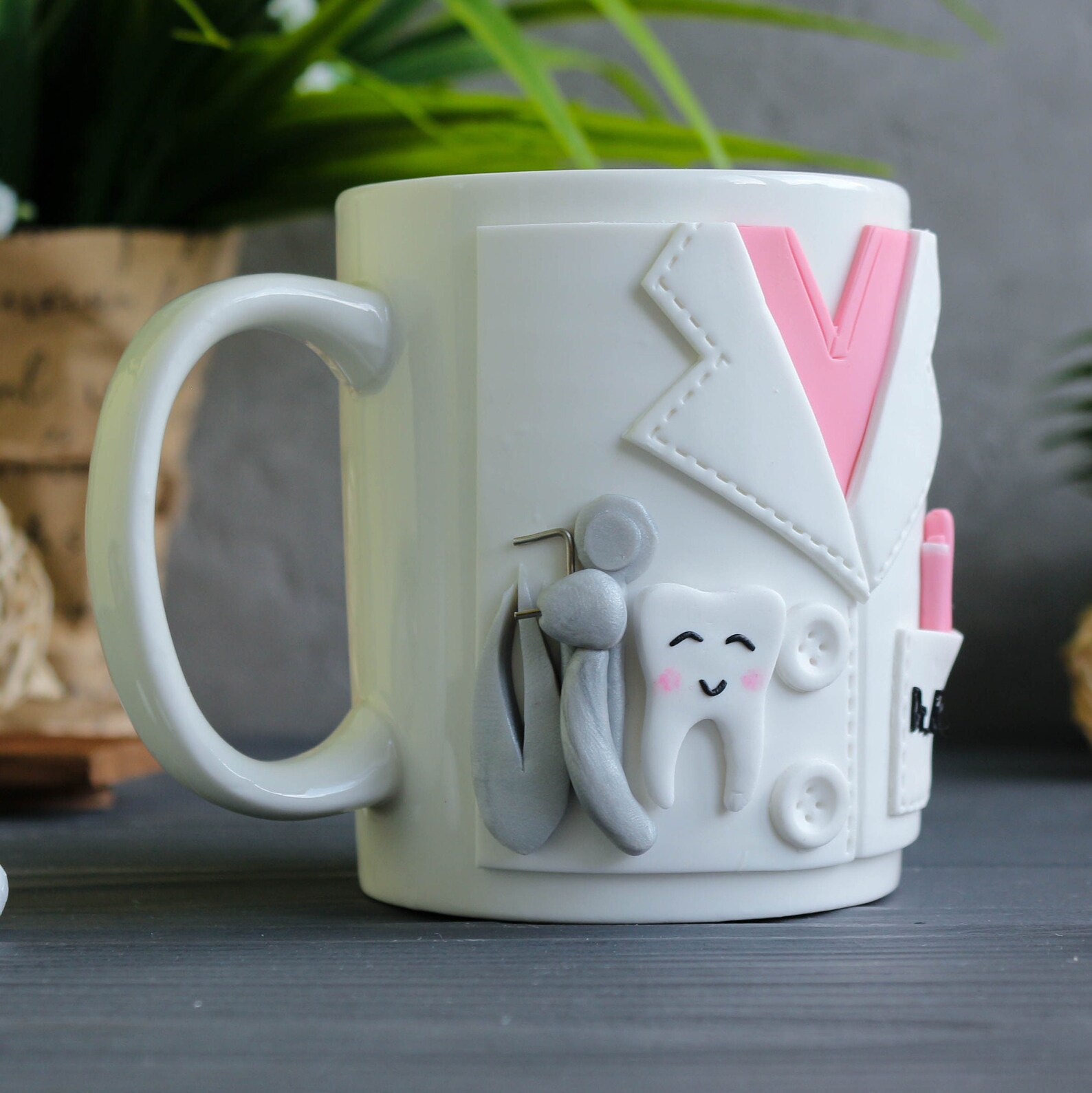 Personalized Dentist Mug With Custom Name and Your Own Design, Custom ...