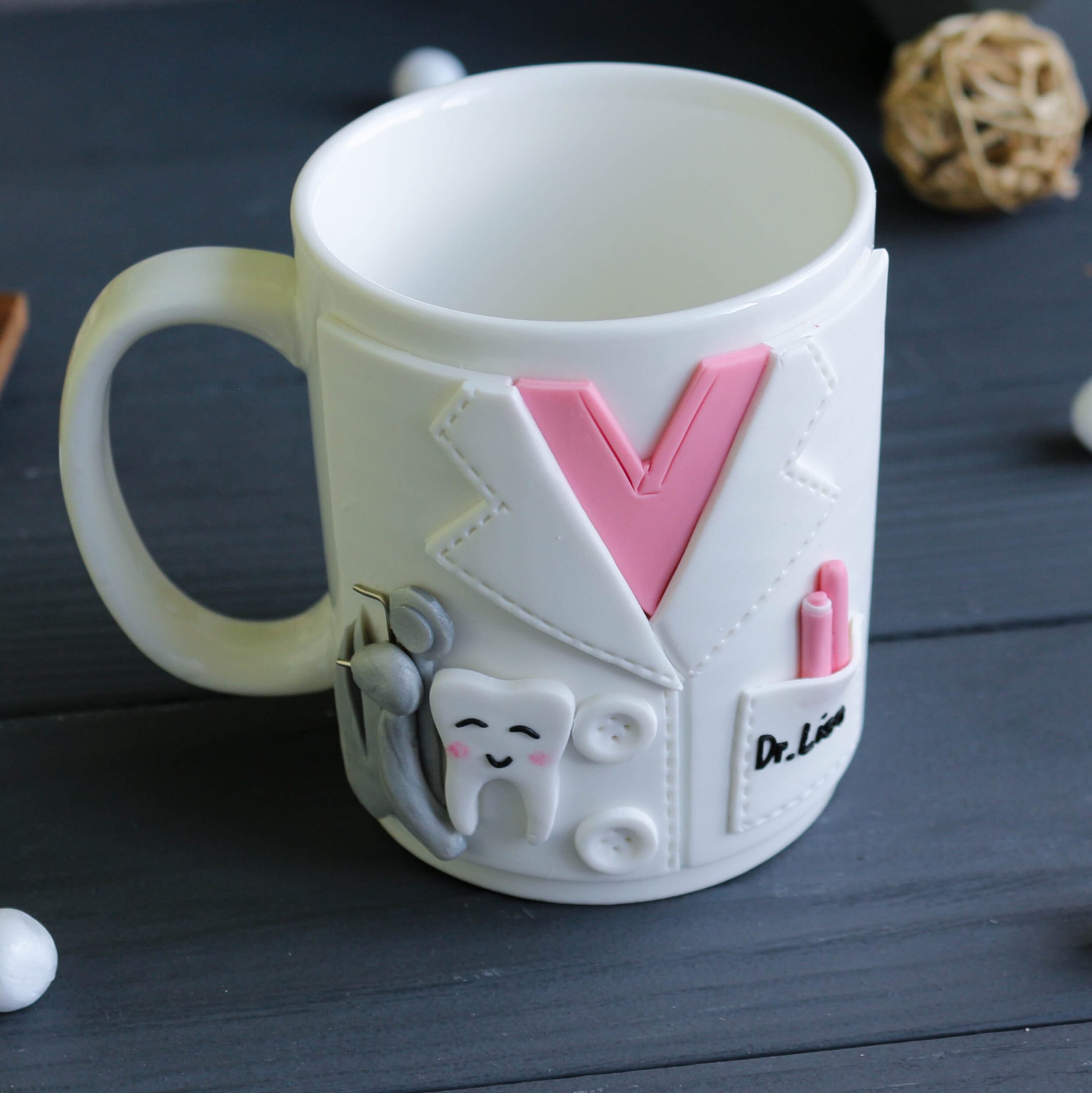 Personalized Dentist Mug With Custom Name and Your Own Design - Etsy