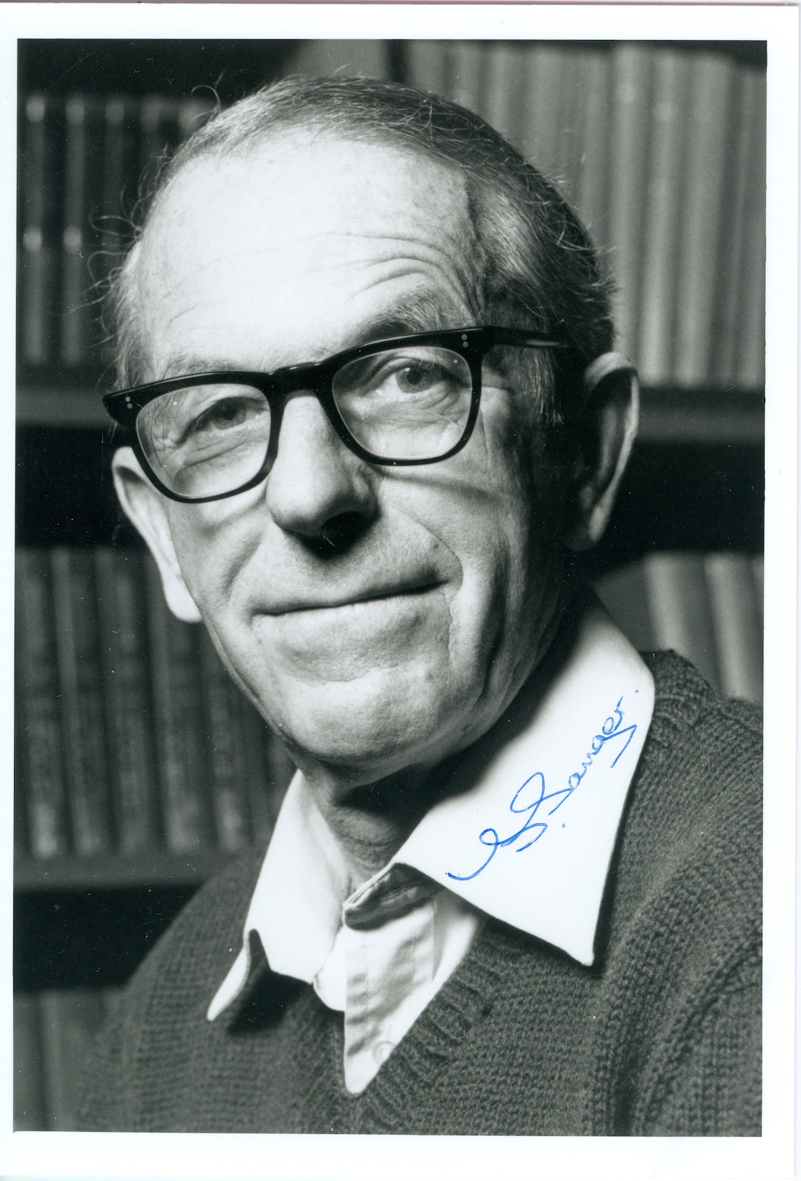 Frederick Sanger Signed Manuscript & Photo - Etsy