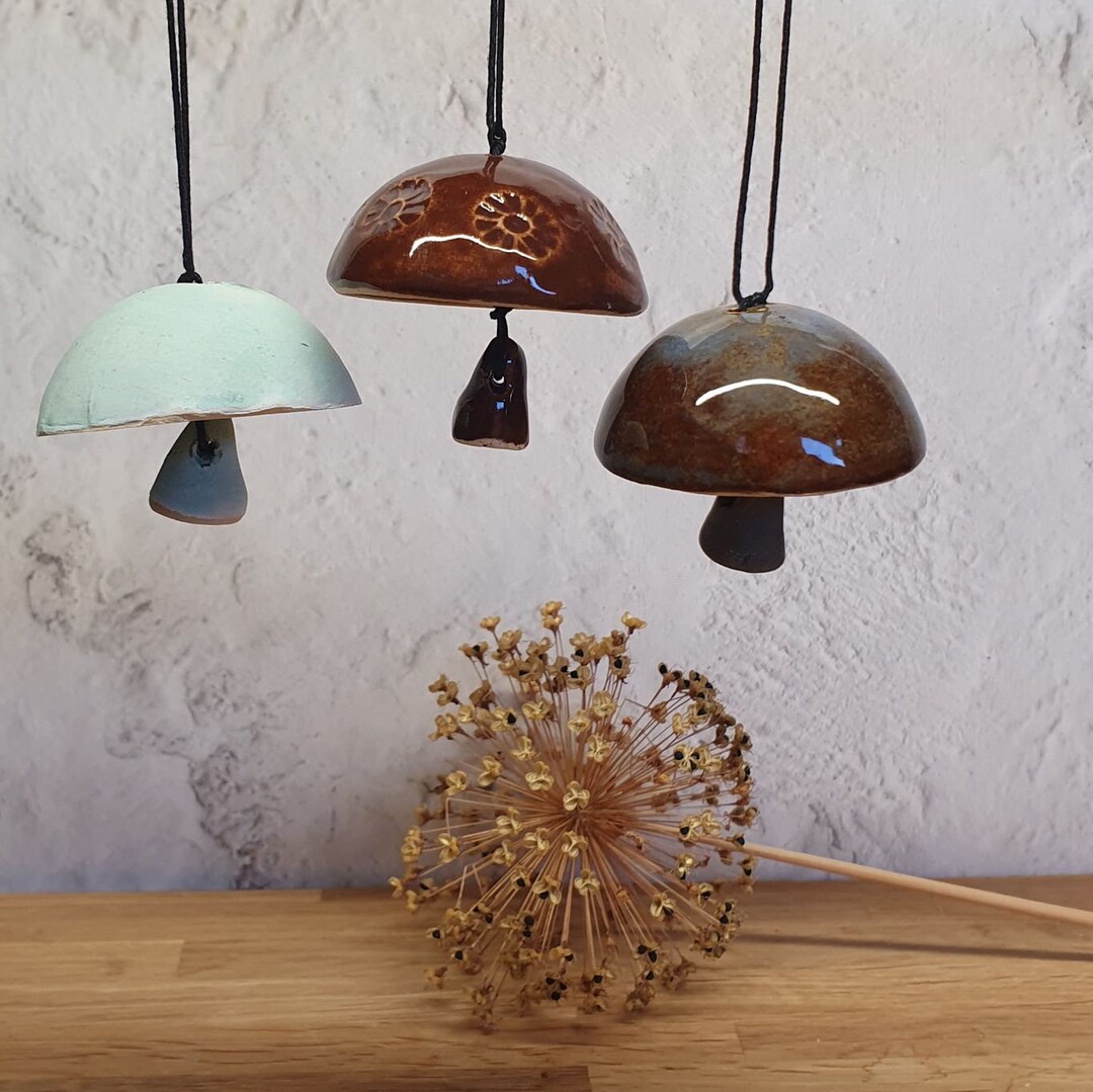 Handmade Ceramic Pottery Bell Windchime - Etsy