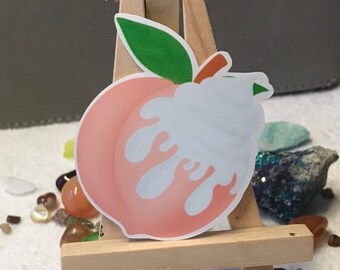 Georgia Peach Sticker Fruit Vinyl Stickers Waterproof Sticker Water ...