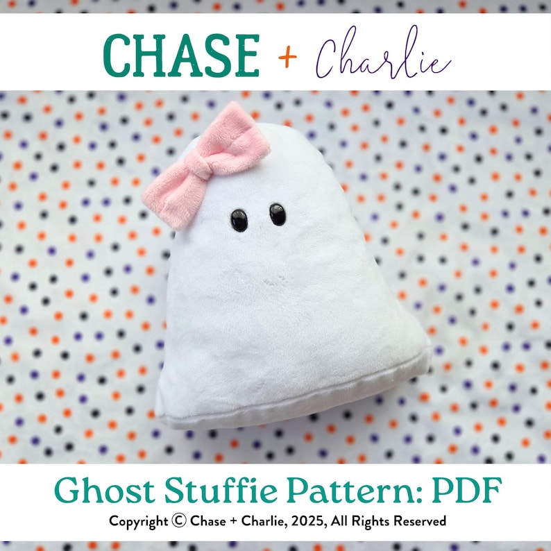 Premium PDF Sewing Pattern: Plush Ghost - Etsy