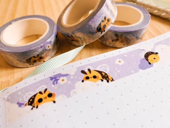 Bumblebee Washi Tape Cute Honey Bees Masking Tape | Etsy