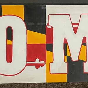 Maryland Flag HOME Sign - Etsy