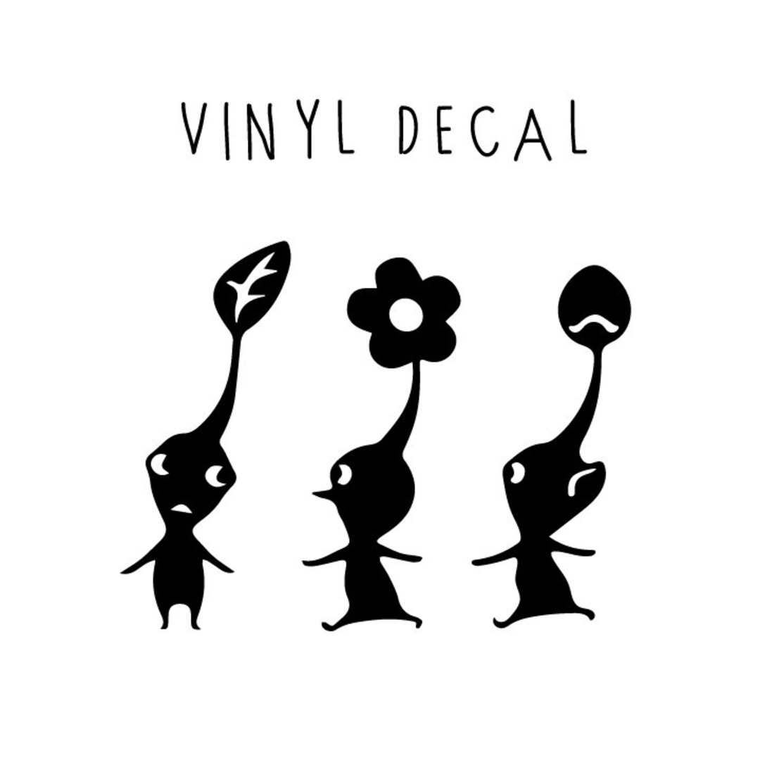 Cute Pikmin Decal - Etsy