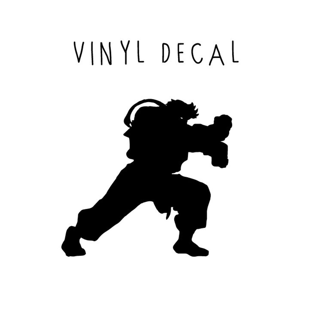 Ryu Hadouken Street Fighter Vinyl Decal - Etsy