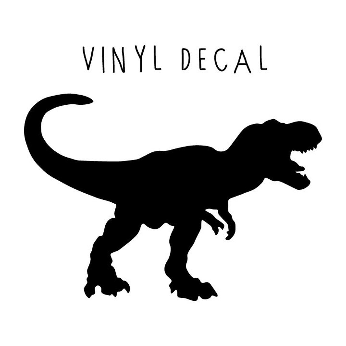 Dinosaur Tyrannosaurus T-rex Rex Vinyl Decal - Etsy