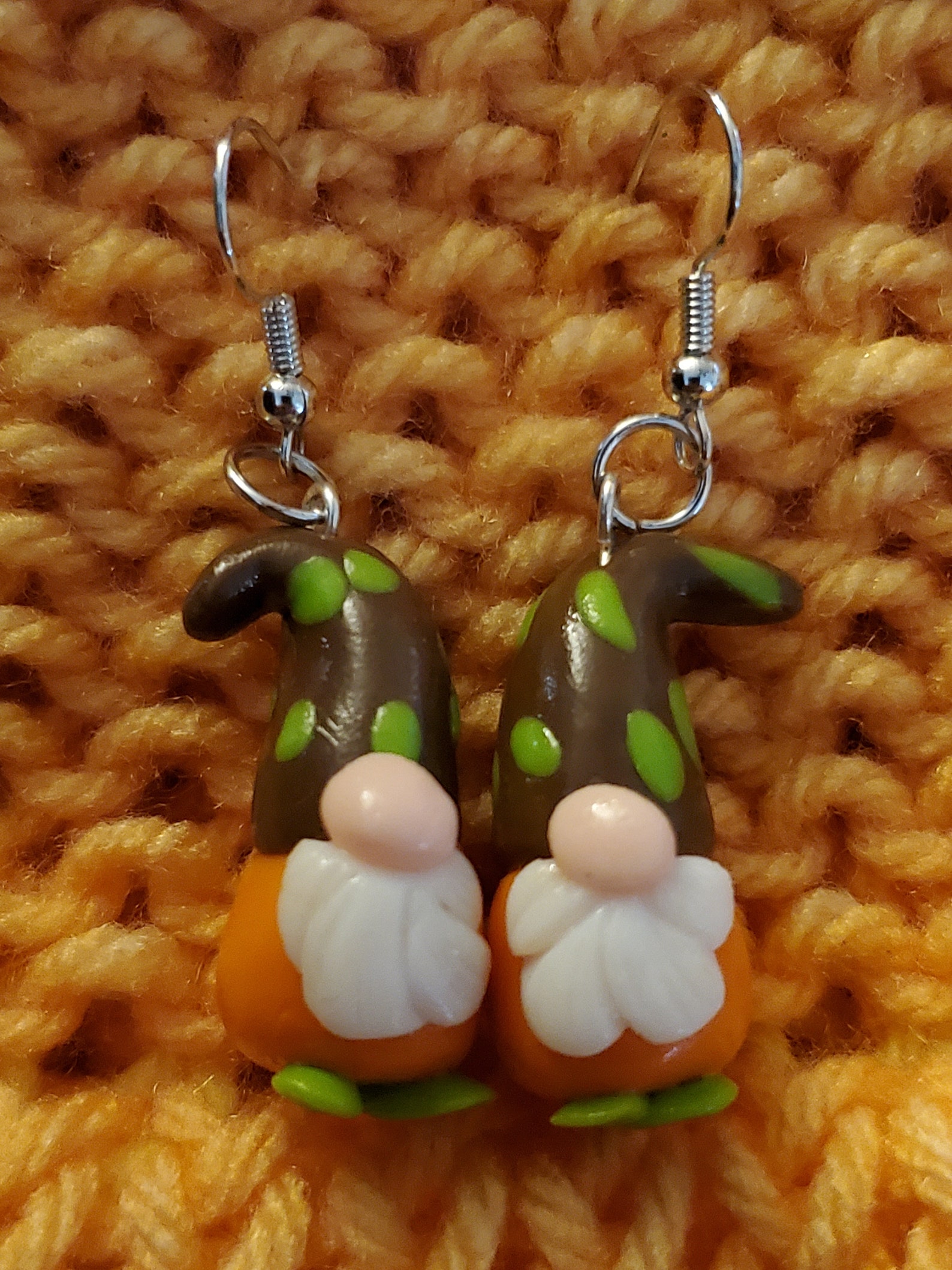 Gnome Earring Fall Gnome Earring Fall earrings Gnome | Etsy