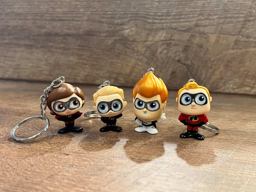 Incredibles, Disney Inspired, Pixar Inspired, Doorables Keychains - Etsy