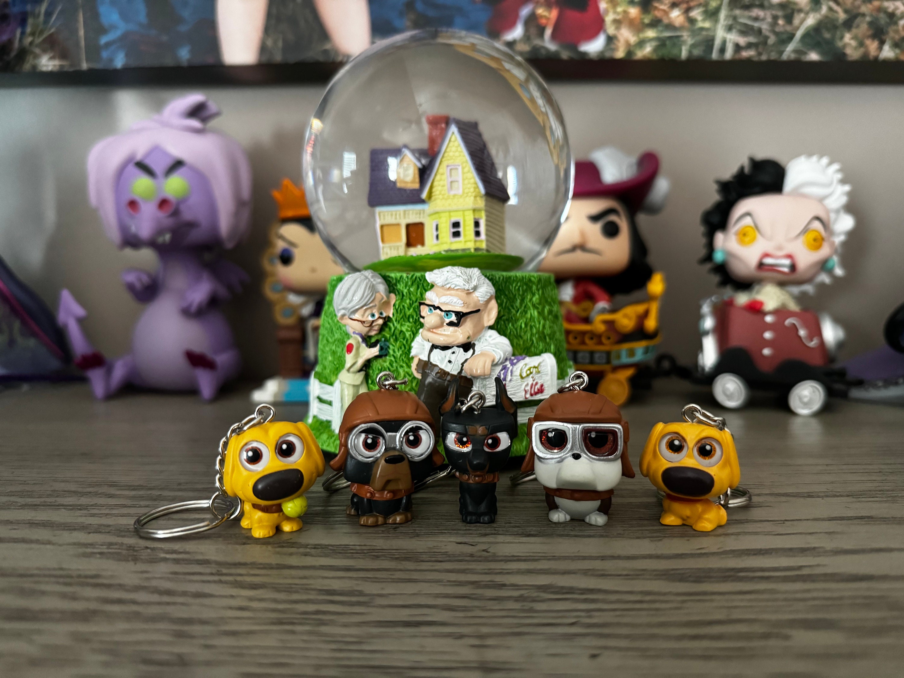 UP, Pixar Inspired, Disney Inspired, Doorables Keychains - Etsy