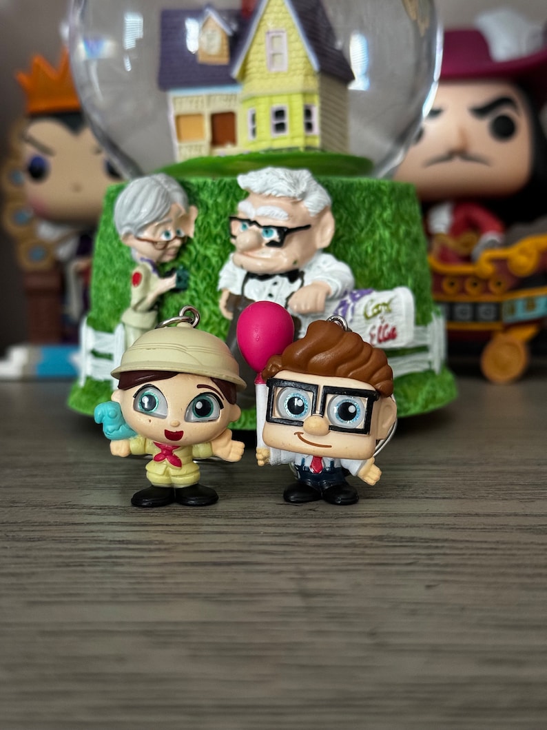 UP, Pixar Inspired, Disney Inspired, Doorables Keychains - Etsy