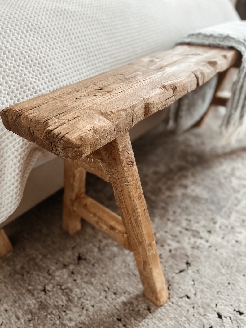 Rustic Skinny Bench Plans - Etsy