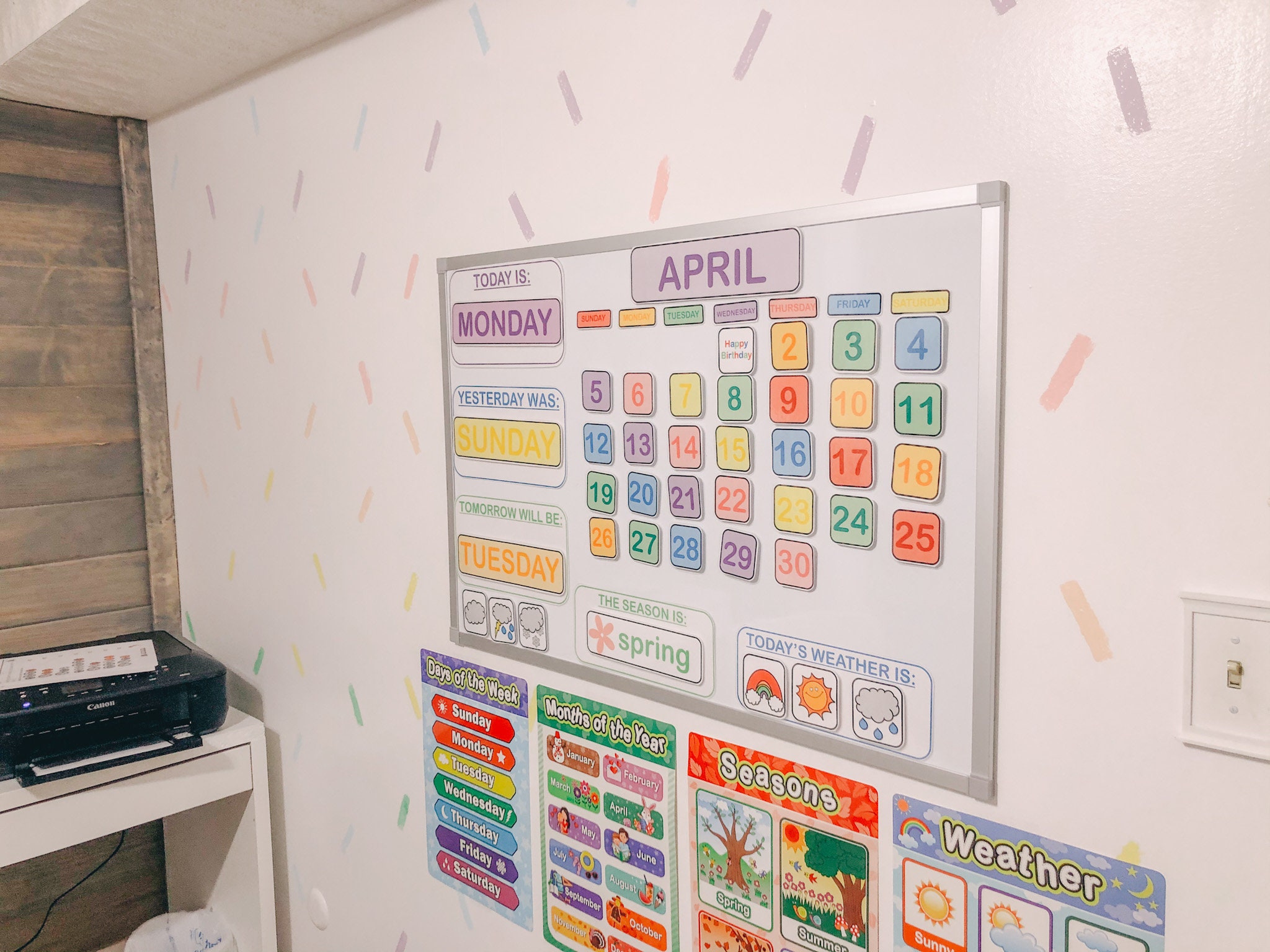 Morning Board Calendar, Morning Board Activity, Homeschool Calendar ...