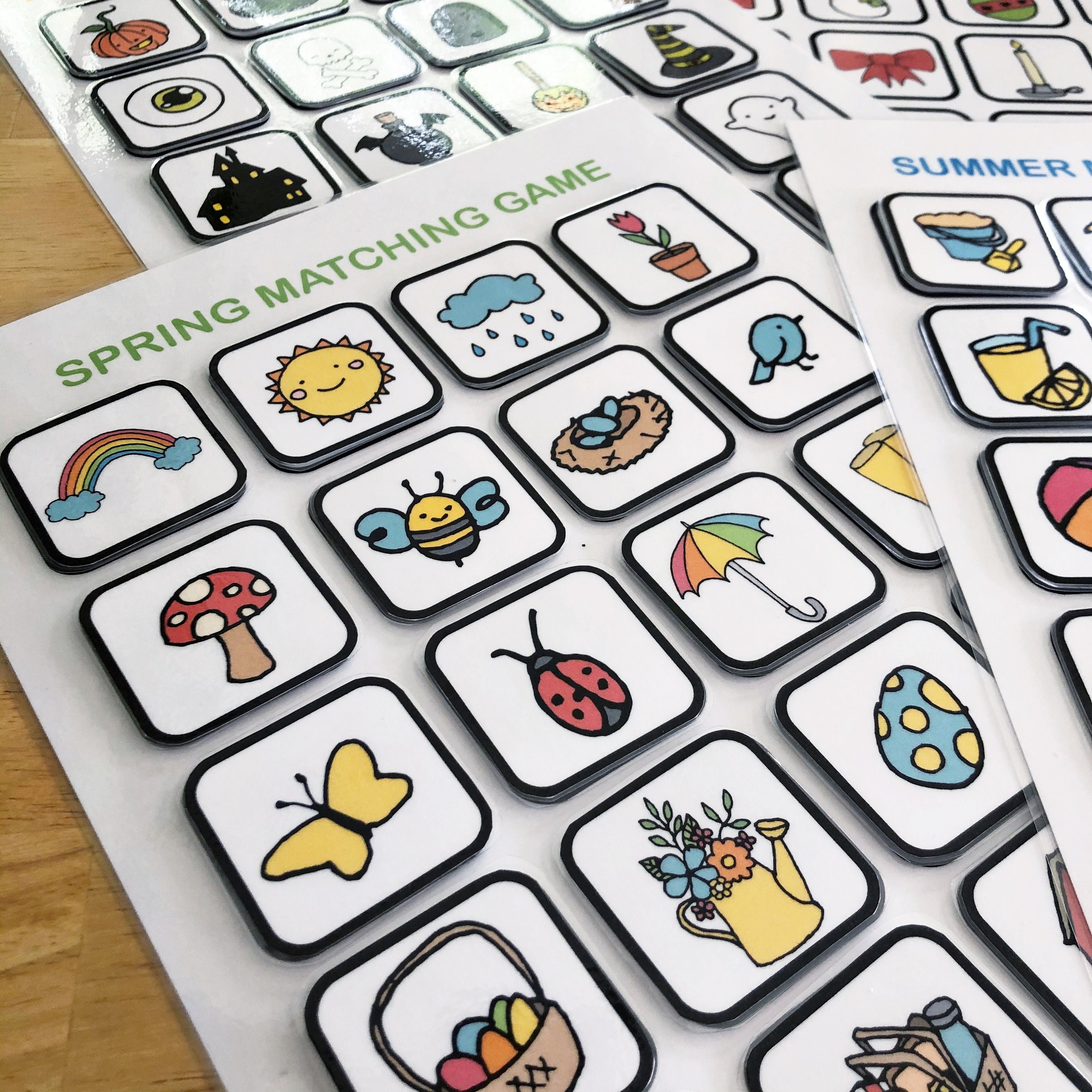 Holiday Season Matching Games, Kids Printables, Preschool Games ...