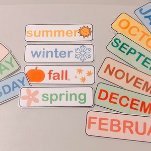 Morning Board Calendar, Morning Board Activity, Homeschool Calendar ...