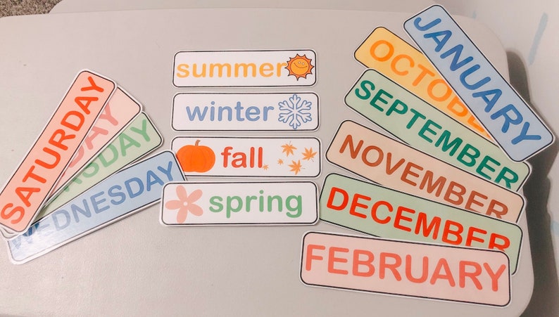 Morning Board Calendar, Morning Board Activity, Homeschool Calendar ...