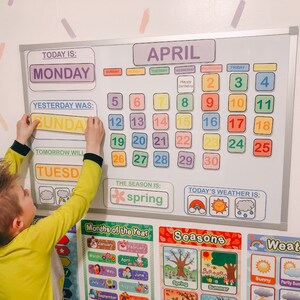 Morning Board Calendar, Morning Board Activity, Homeschool Calendar ...