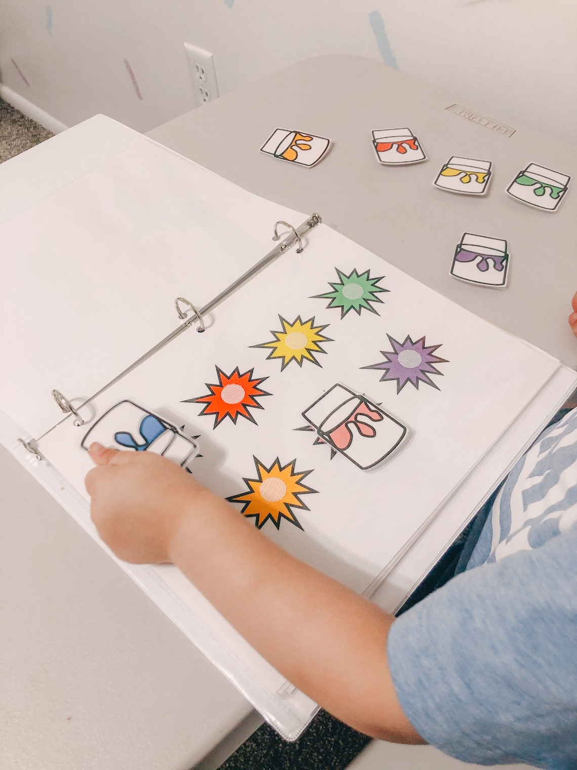 Preschool Busy Book Preschool Printables Learning Shapes | Etsy