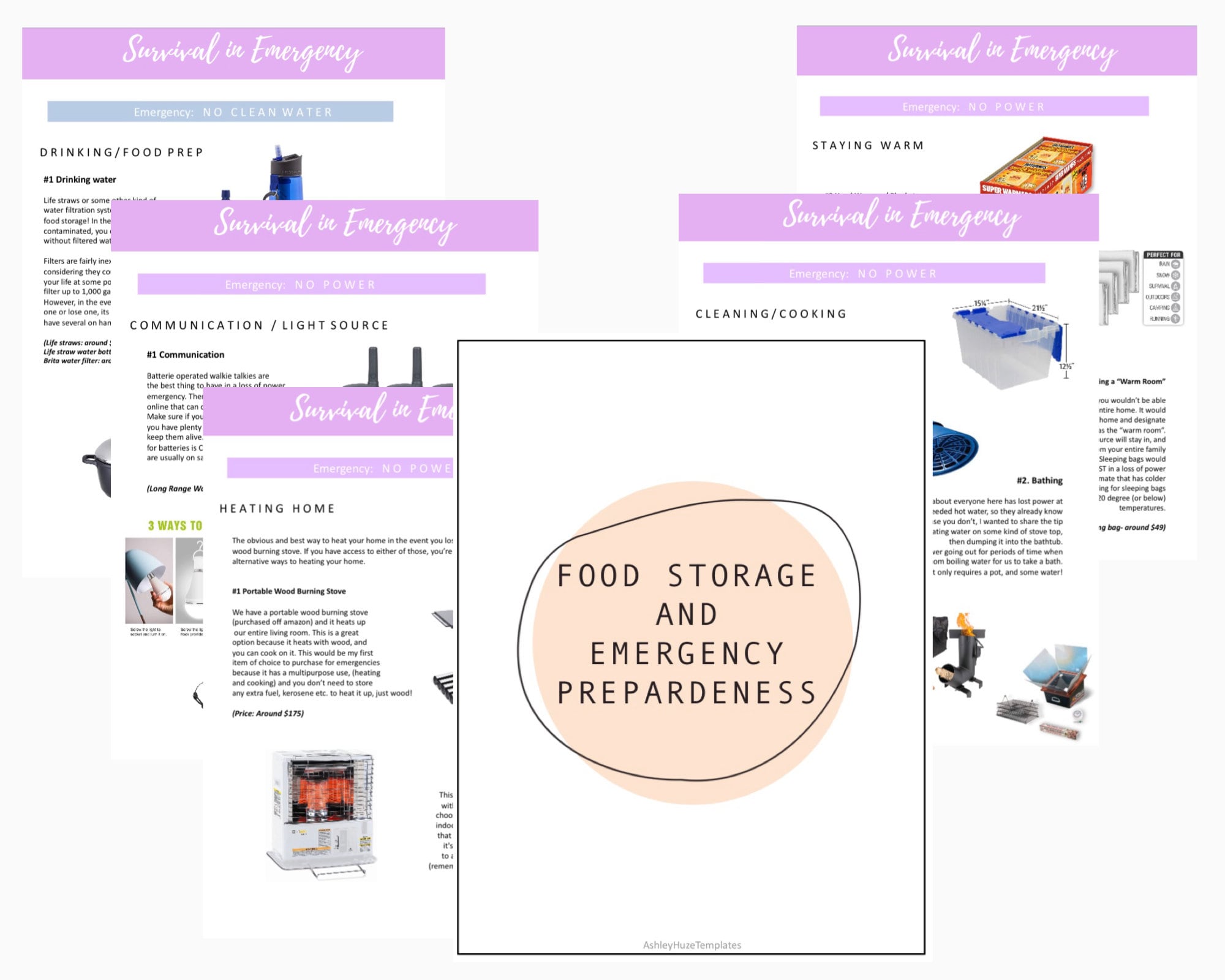 Food Storage & Emergency Preparedness Workbook - Etsy