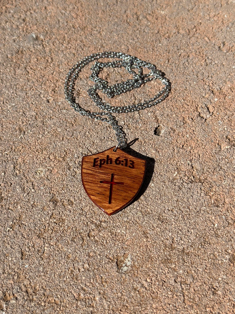 Shield of Faith Pendant Necklace (made to Order) - Etsy