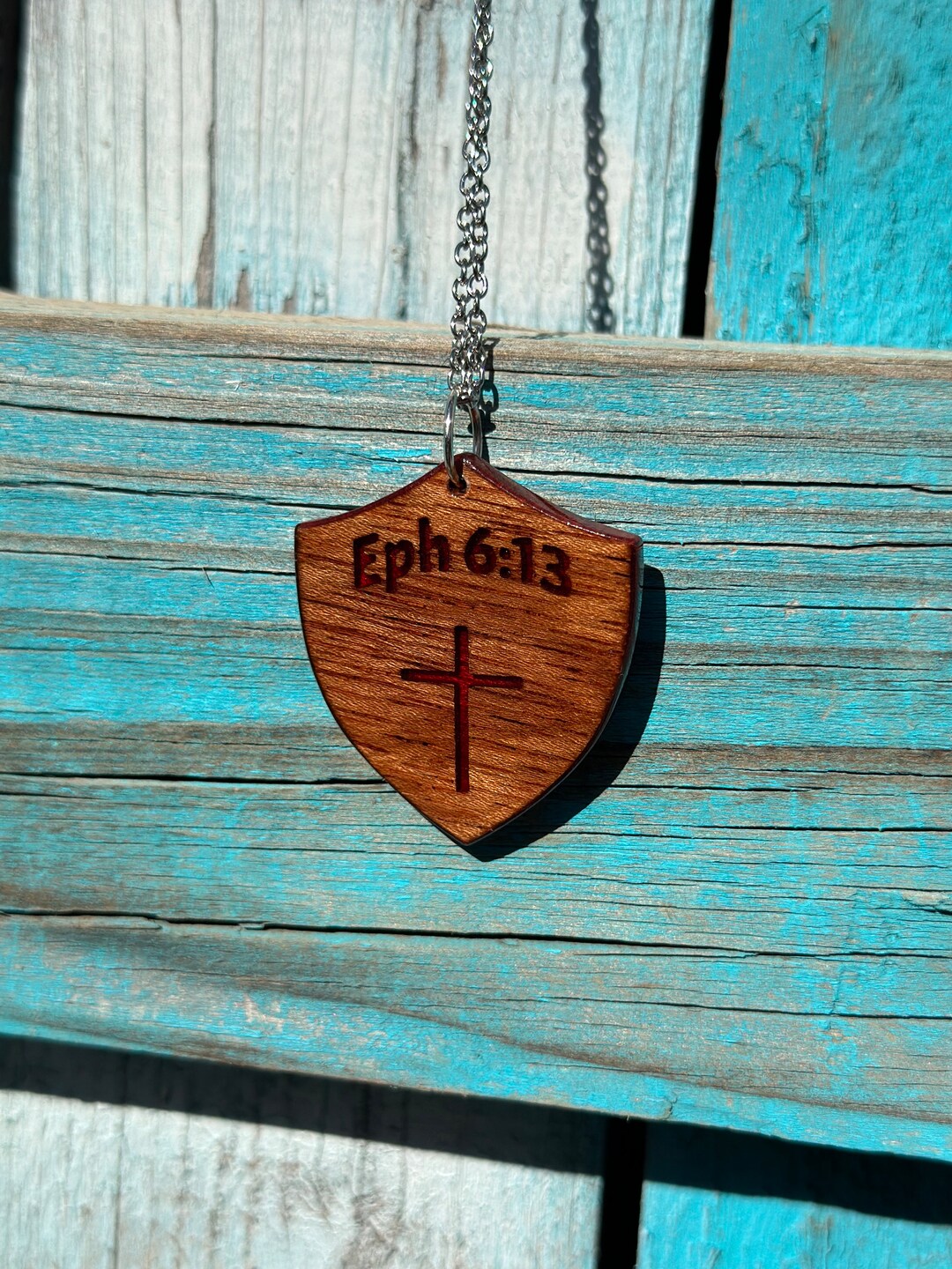 Shield of Faith Pendant Necklace (made to Order) - Etsy