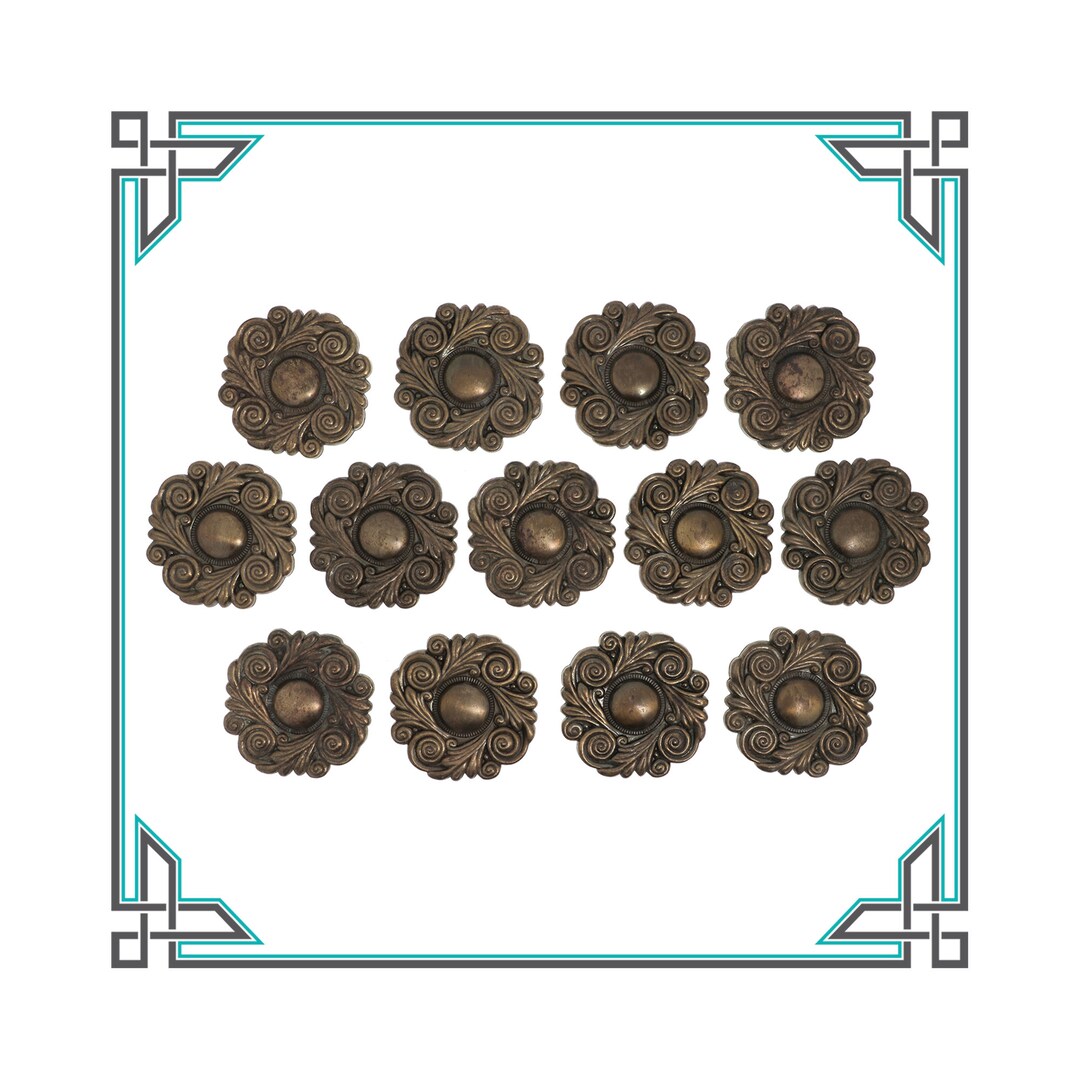 Flower Drawer Pulls Detailed Flower Drawer Pulls - Etsy