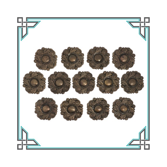 Flower Drawer Pulls Detailed Flower Drawer Pulls | Etsy