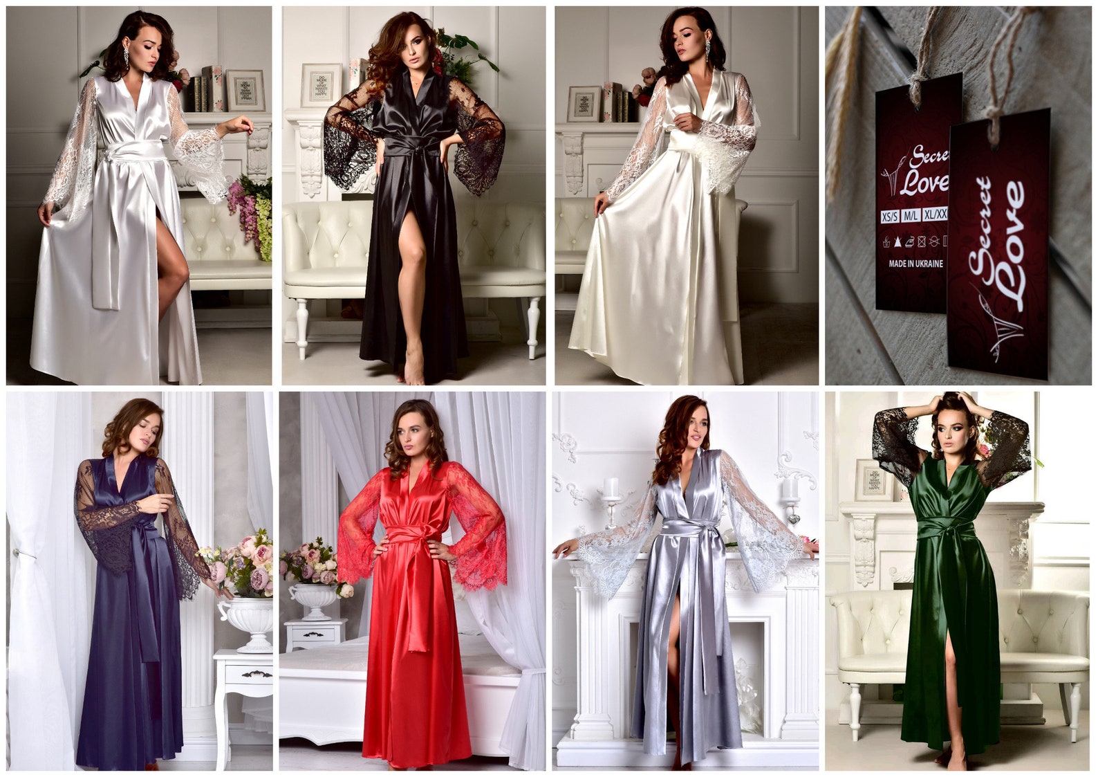 Navy Blue Long Lace Robe Mothers Day Gift From Daughter or Son - Etsy