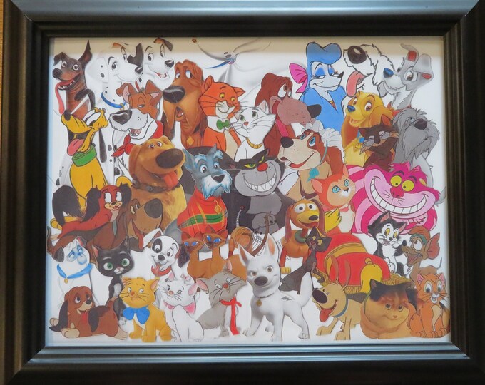 Disney Dogs and Cats Photo Collage - Etsy