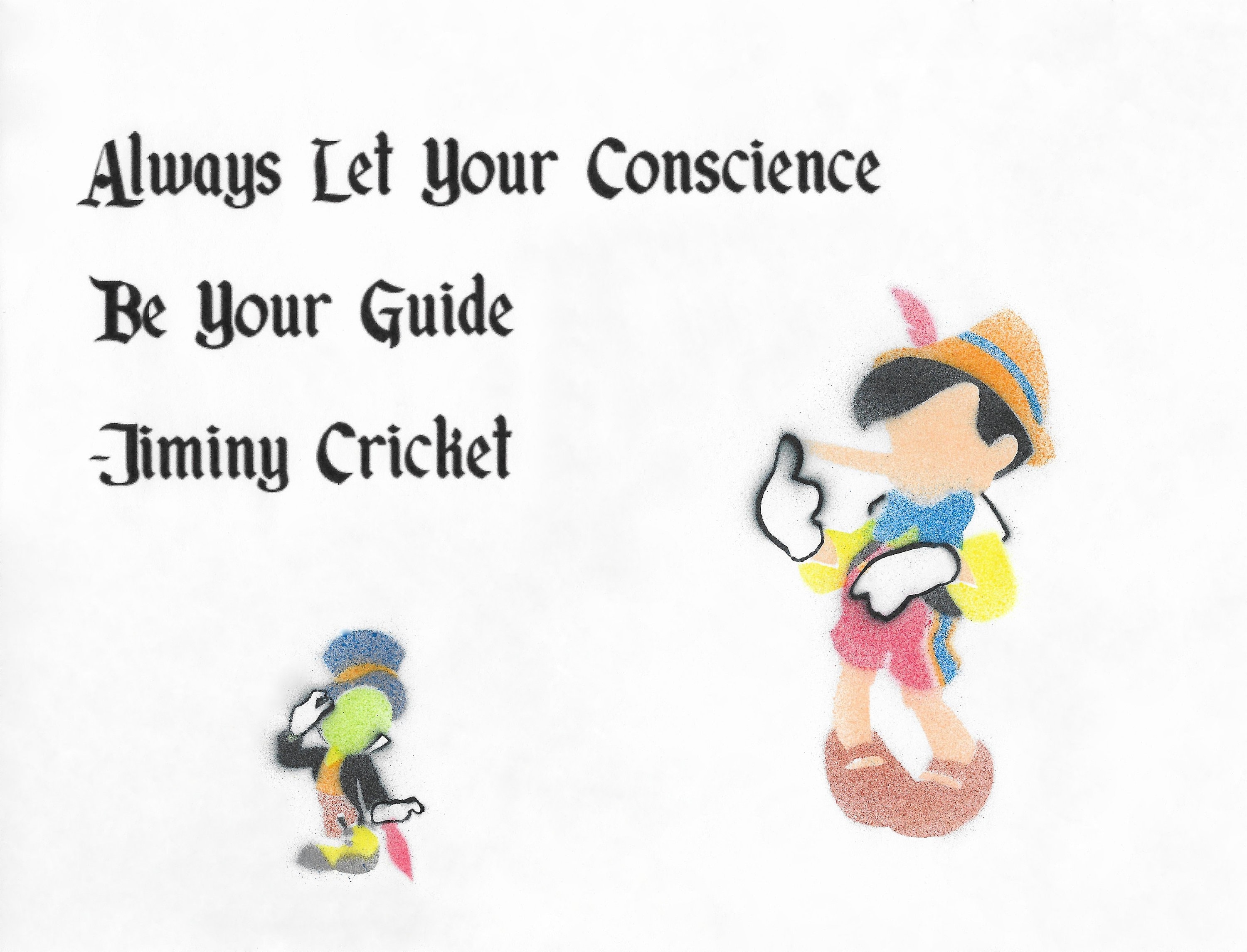 Jiminy Cricket Conscience Quotes JIMINY CRICKET PIN