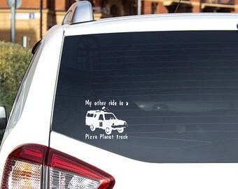 Pizza Planet Decal - Etsy