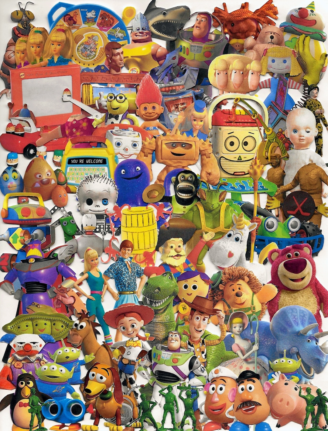 Toy Story Digital Collage - Etsy