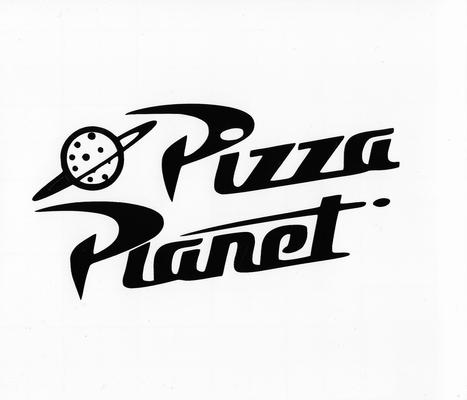 Disney Pizza Planet Logo Decal - Etsy