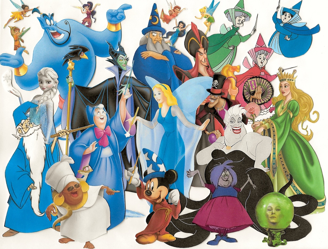 Magische wezens digitale collage - Etsy Nederland