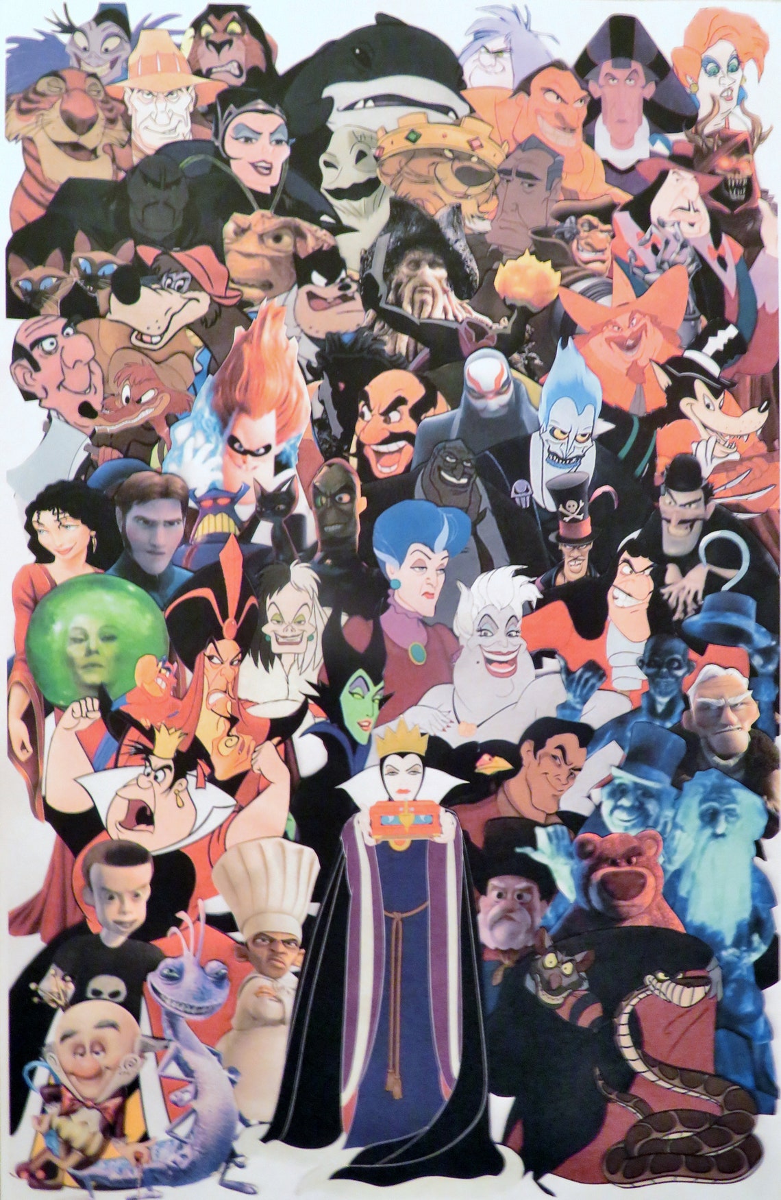 Disney Villain Photo Collage | Etsy