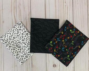 Fabric FQ Fat Quarters Set 3 Woodland Wildlife Animals Brown Green ...