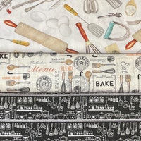 Burn Appetito Chef Fabric Cooking Fabric Panel Whimsical Chefs Cooking ...