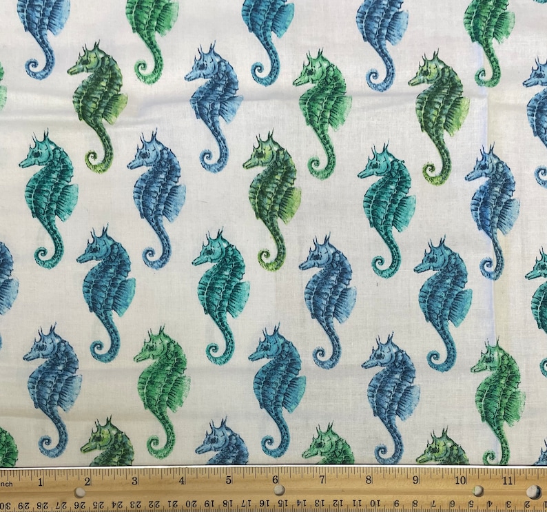 Fabric FQ Fat Quarter Beach Ocean Sea Life 100% Cotton Quilt NEW - Etsy