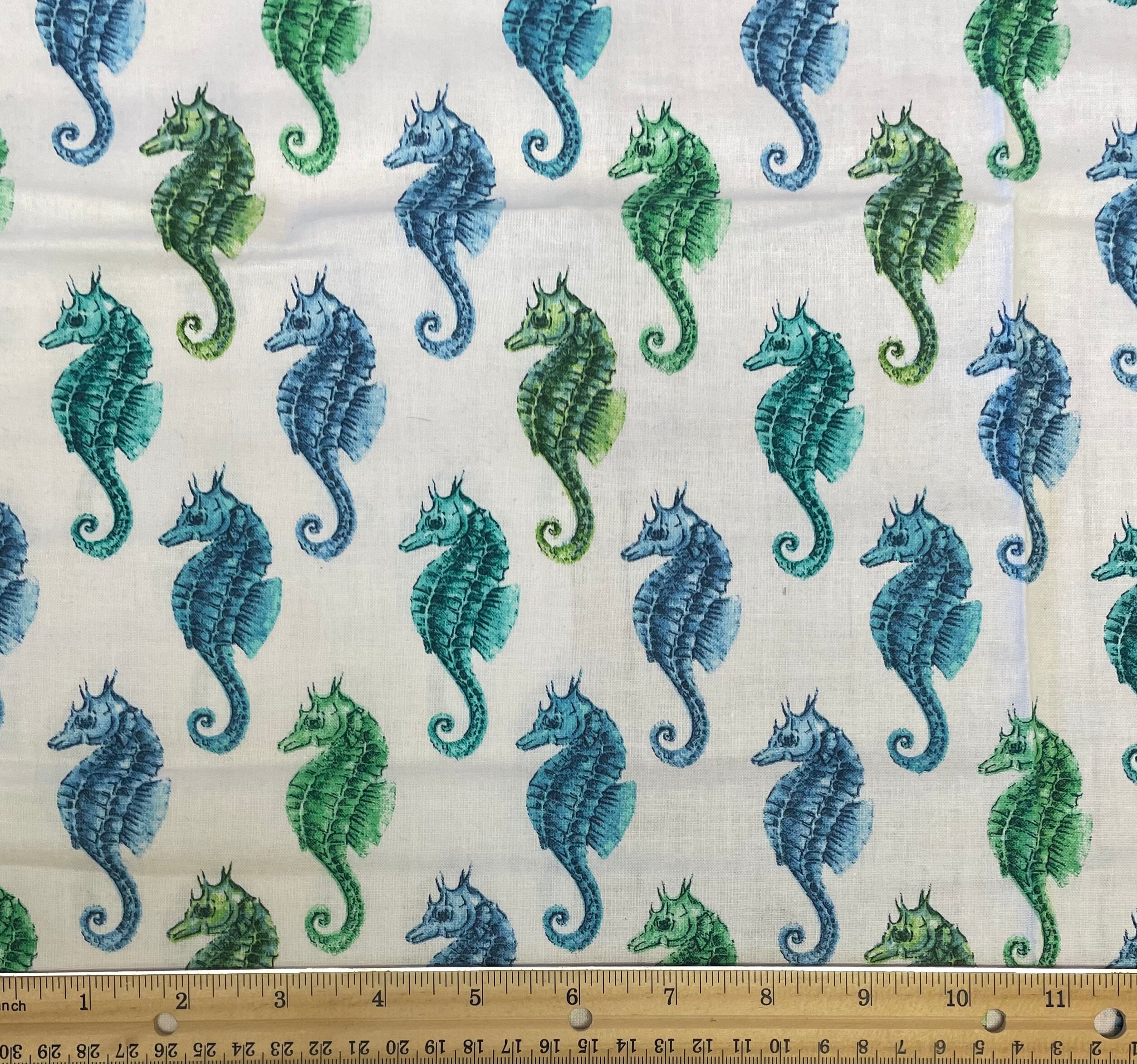 Fabric FQ Fat Quarter Beach Ocean Sea Life 100% Cotton Quilt NEW - Etsy
