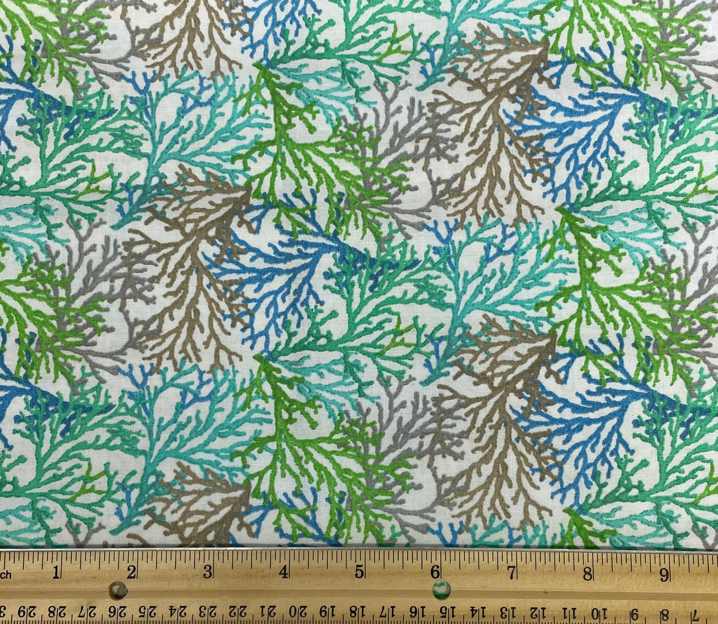 Fabric FQ Fat Quarter Beach Ocean Sea Life 100% Cotton Quilt NEW - Etsy